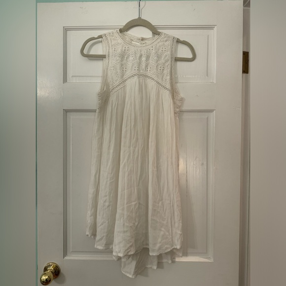 Volcom | Dresses | Volcom White Eyelet Dress | Poshmark